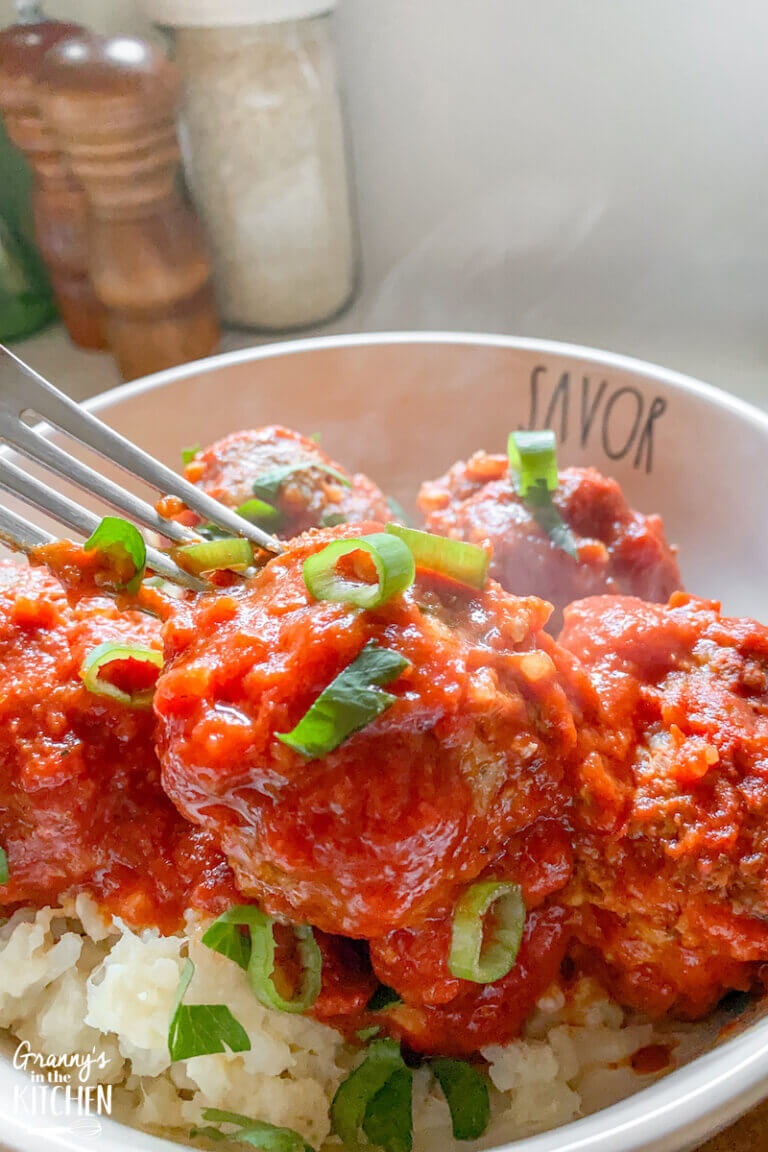 Porcupine Meatballs in Tomato Sauce - Granny's in the Kitchen