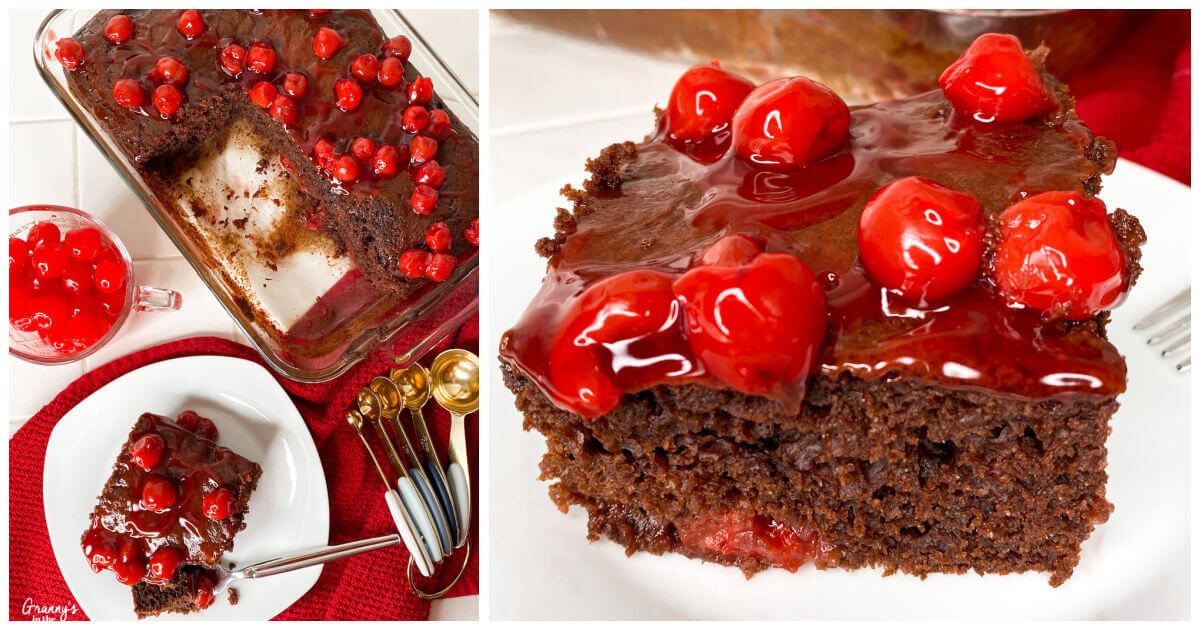 Easy Chocolate Cherry Cake - Granny's in the Kitchen