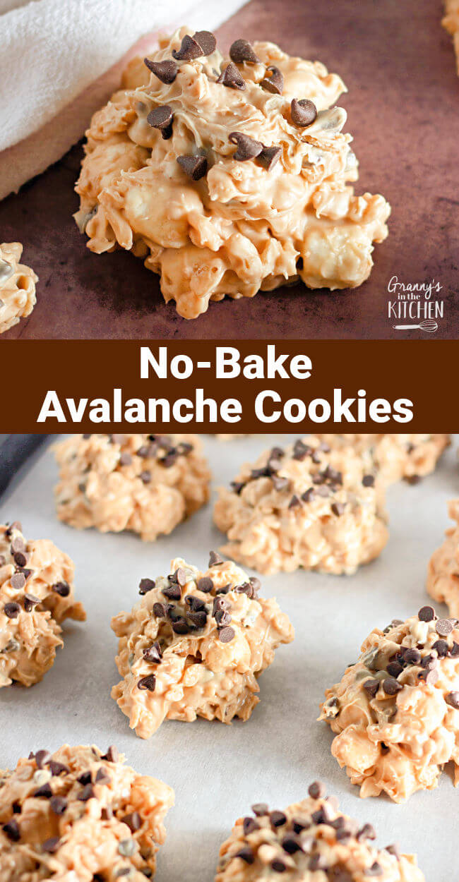 No Bake Avalanche Cookies - Granny's in the Kitchen