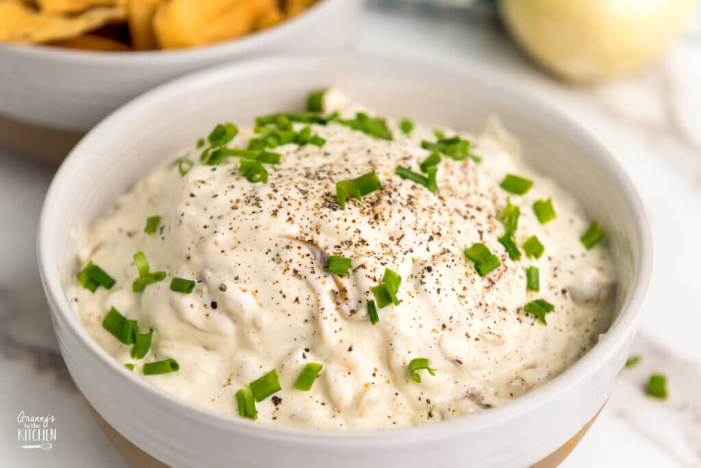French Onion Dip (with caramelized onions) - Granny's in the Kitchen