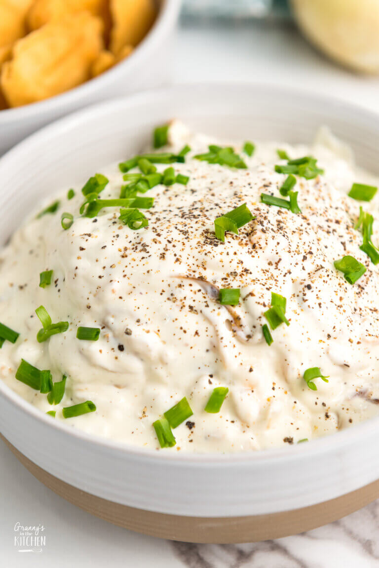 French Onion Dip (with caramelized onions) - Granny's in the Kitchen