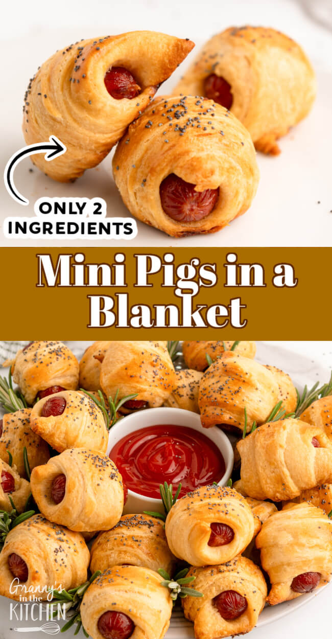 Crescent Roll Pigs in a Blanket - Granny's in the Kitchen