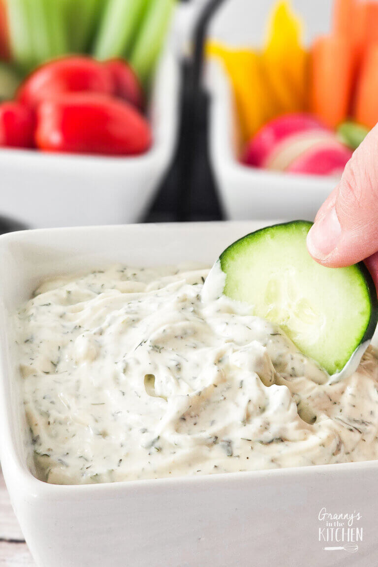 Easy Dill Dip - Granny's in the Kitchen