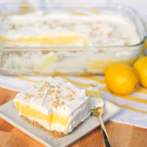 Lemon Lush Dessert - Granny's in the Kitchen