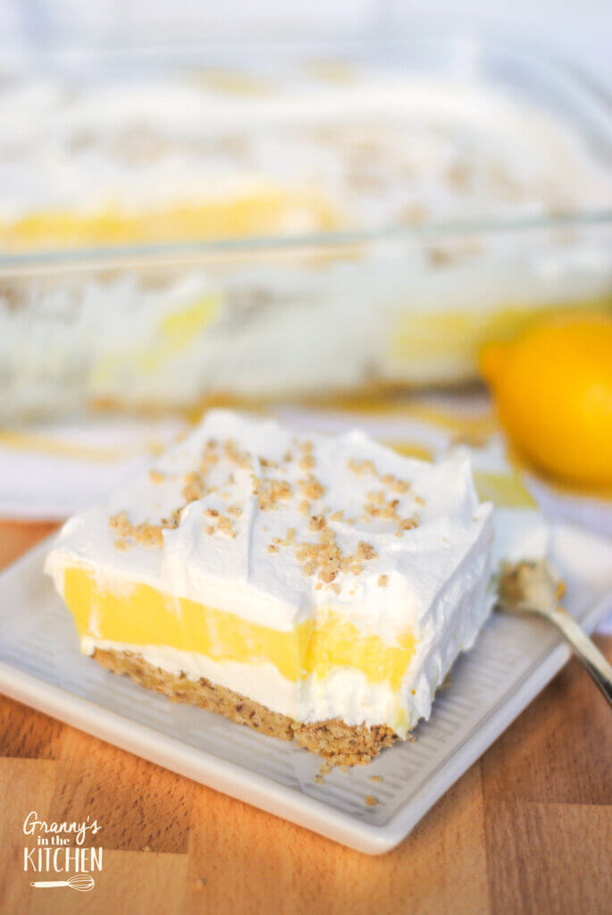 Lemon Lush Dessert - Granny's in the Kitchen