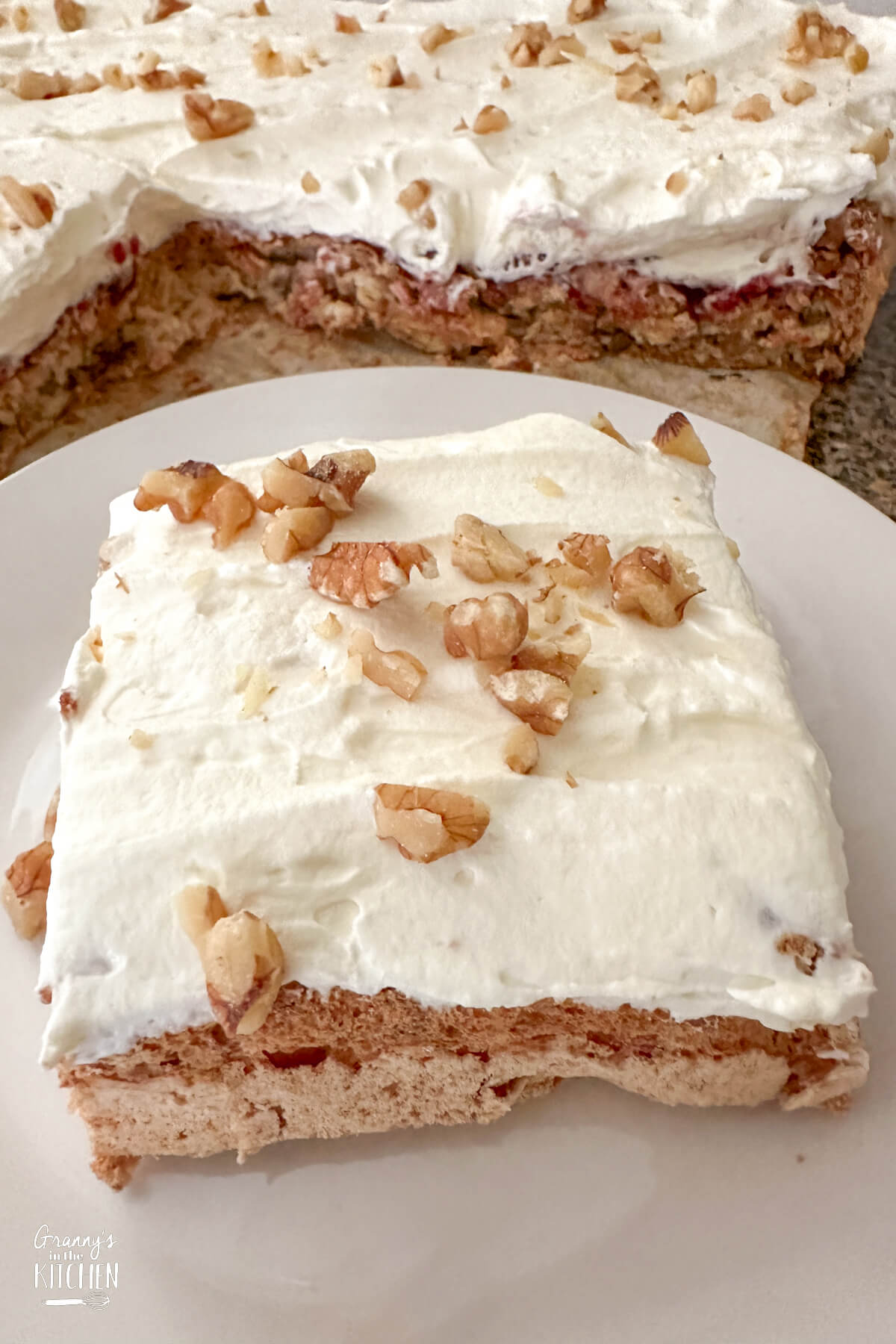 Soda Cracker Torte - Granny's in the Kitchen