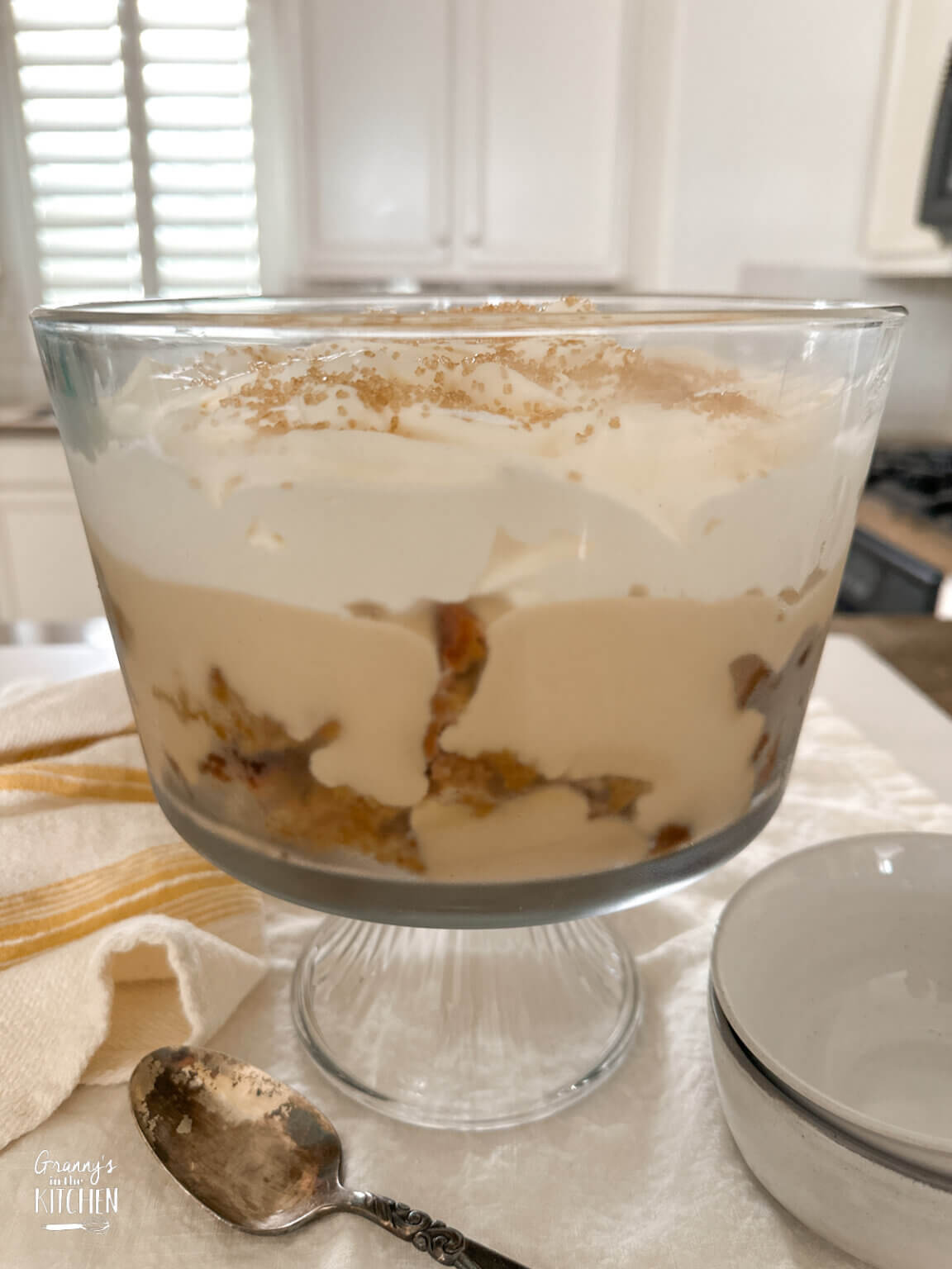 Butterscotch Pudding Trifle - Granny's in the Kitchen