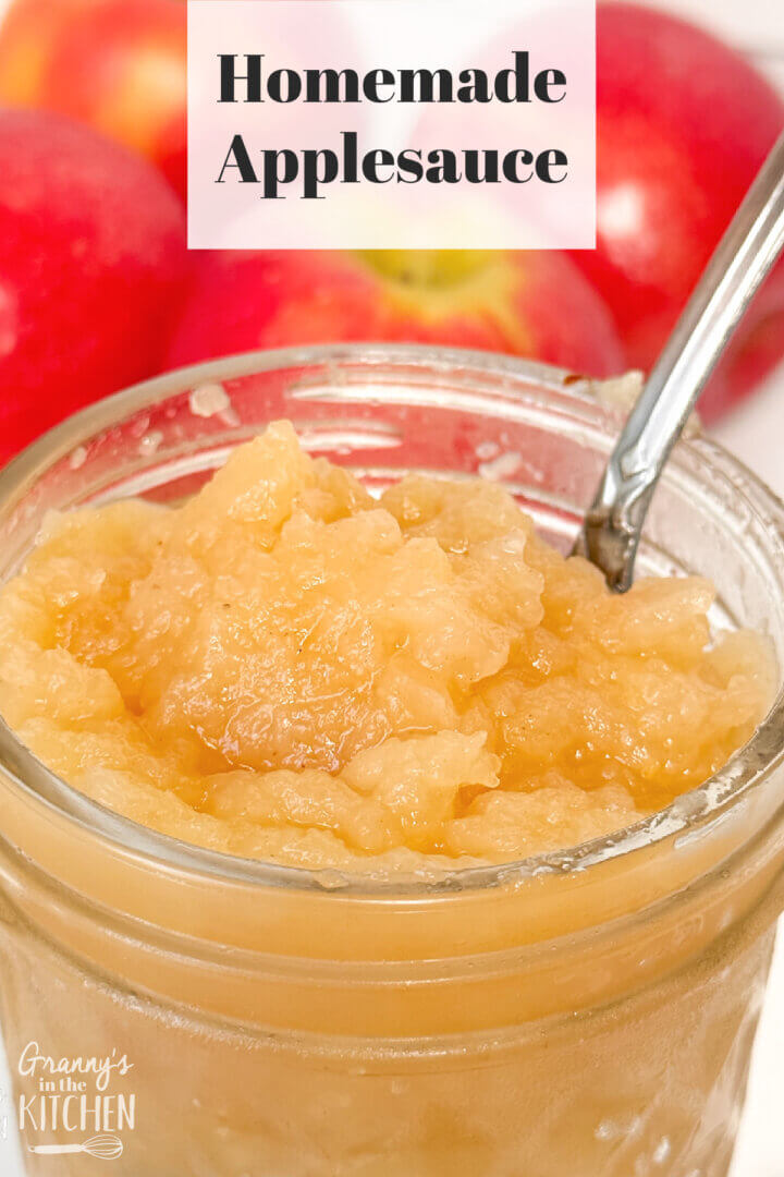 Homemade Applesauce - Granny's in the Kitchen