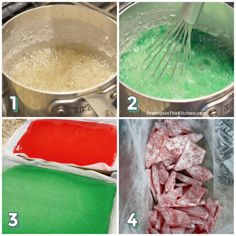 Christmas Hard Tack Candy Recipe - Granny's in the Kitchen