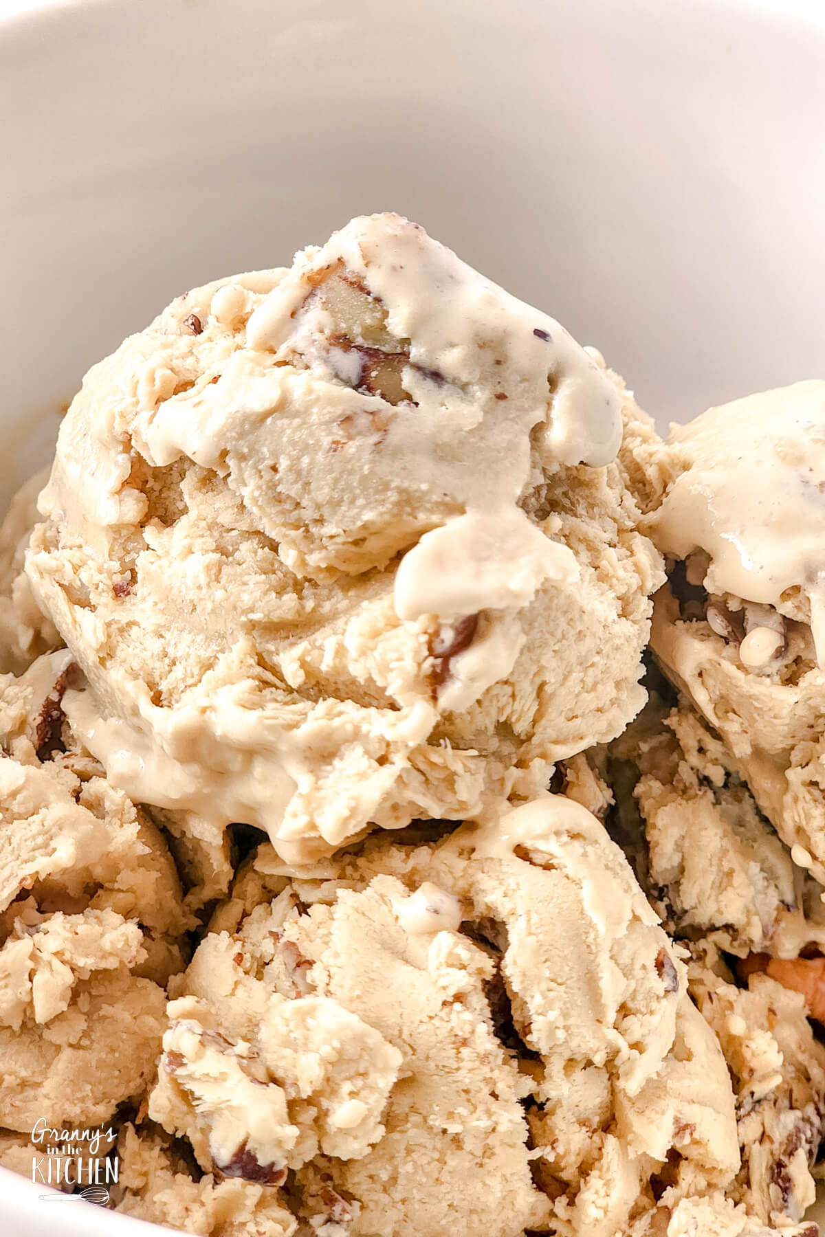 Butter Pecan Ice Cream Recipe - Granny's in the Kitchen